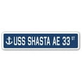 4 x 18 in. A-16 Street Sign - USS Shasta AE 33 - Walmart.com