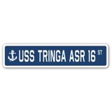 4 x 18 in. A-16 Street Sign - USS Tringa ASR 16 - Walmart.com