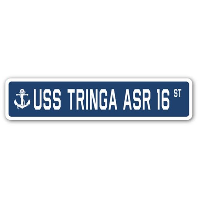 4 x 18 in. A-16 Street Sign - USS Tringa ASR 16 - Walmart.com