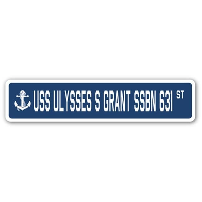 4 x 18 in. A-16 Street Sign - USS Ulysses S Grant SSBN 631 - Walmart.com