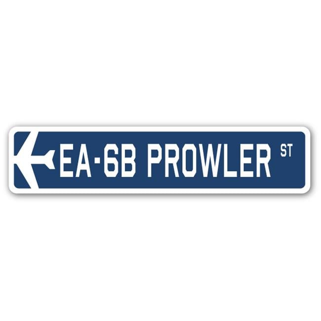 4 x 18 in. Air Force Aircraft Military Street Sign - EA-6B Prowler ...