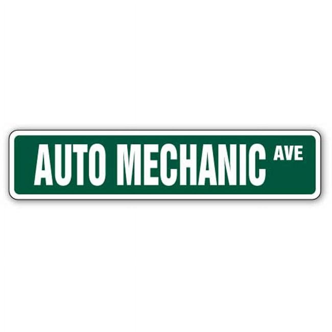 4 x 18 in. Auto Mechanic Street Sign - Walmart.com