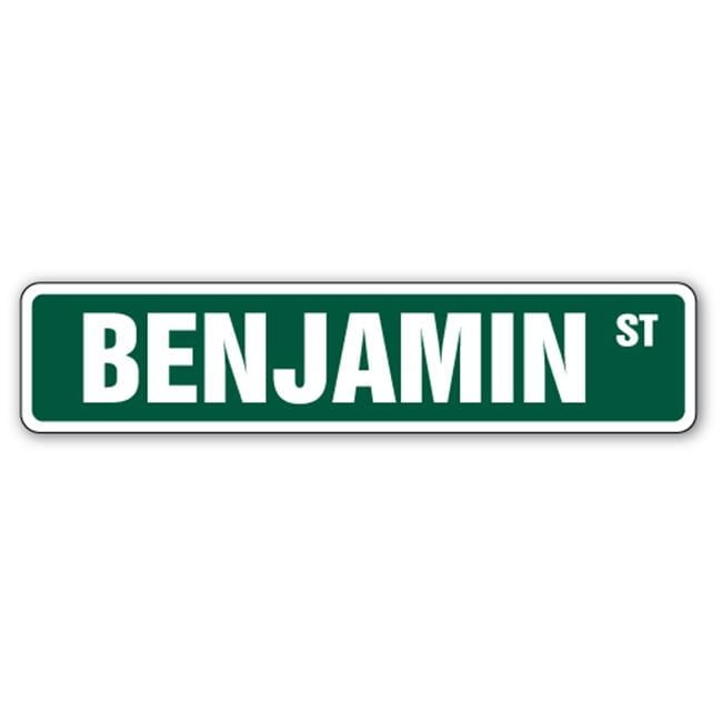 4 x 18 in. Benjamin Street Sign - Walmart.com