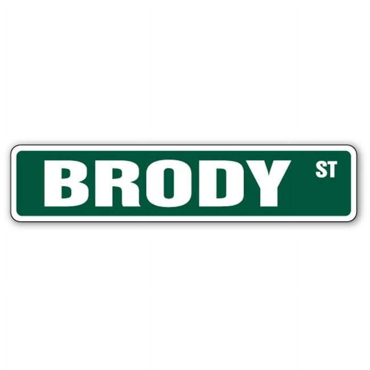 4 x 18 in. Brody Street Sign - Walmart.com