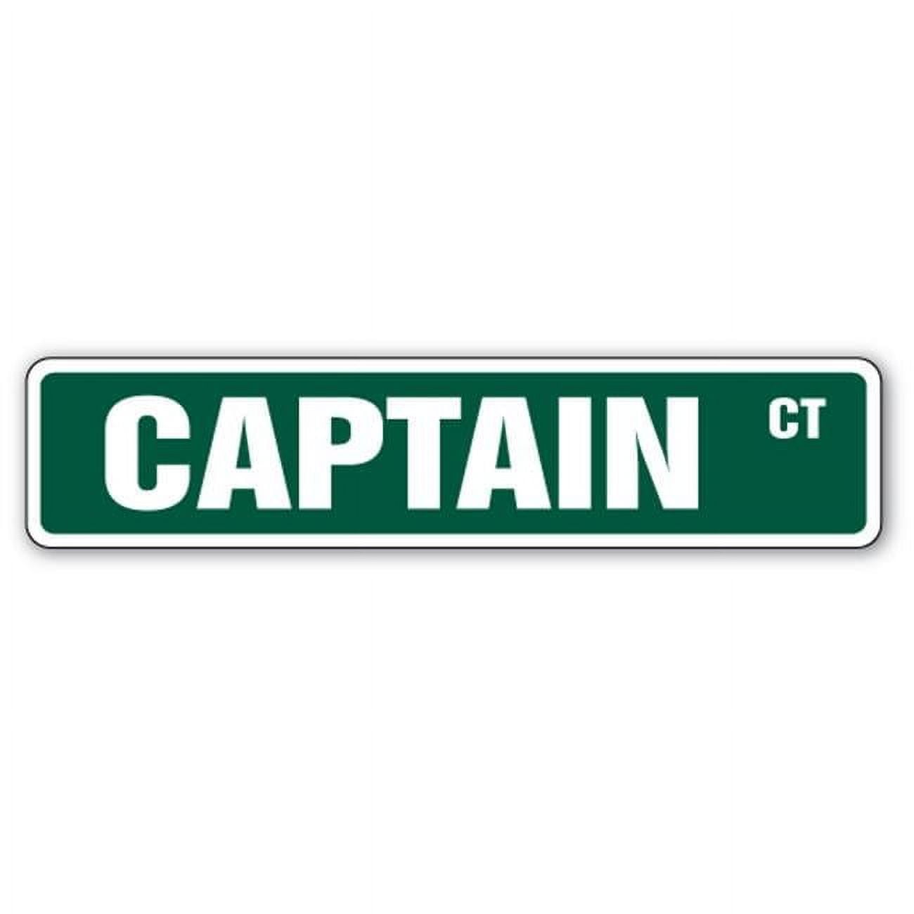 4 x 18 in. Captain Street Sign - Walmart.com