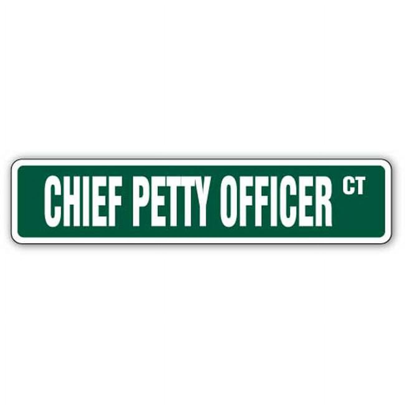 4 x 18 in. Chief Petty Officer Street Sign - Walmart.com