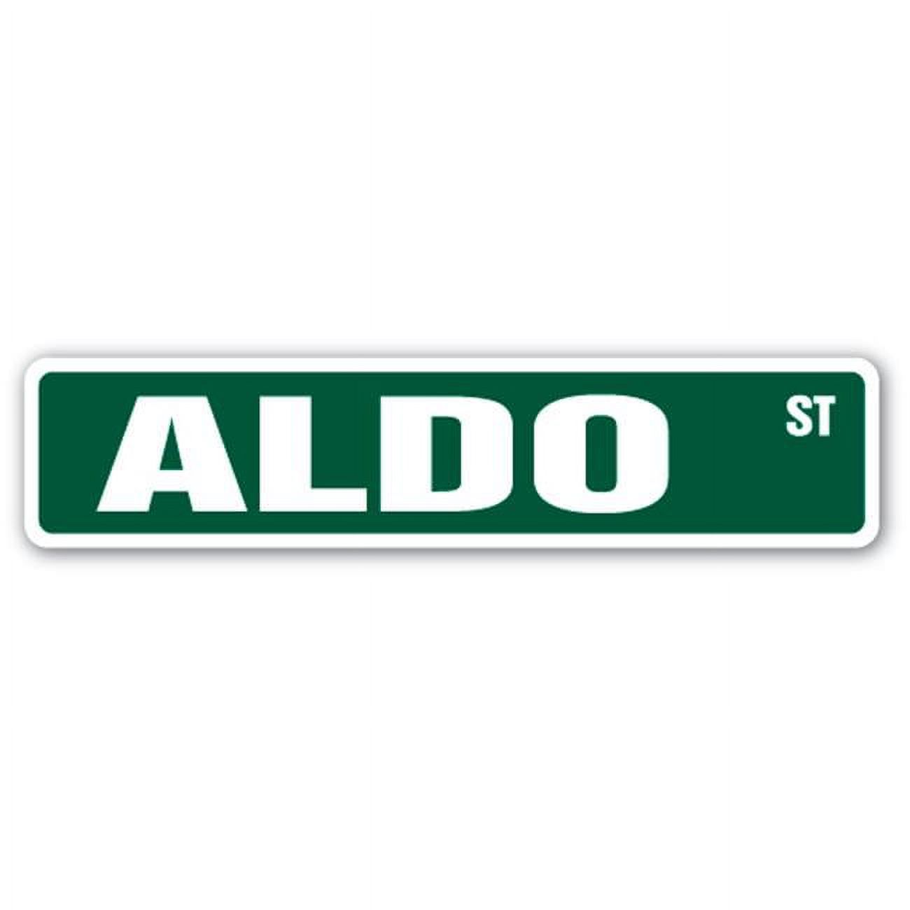 4 x 18 in. Childrens Name Room Street Sign - Aldo - Walmart.com