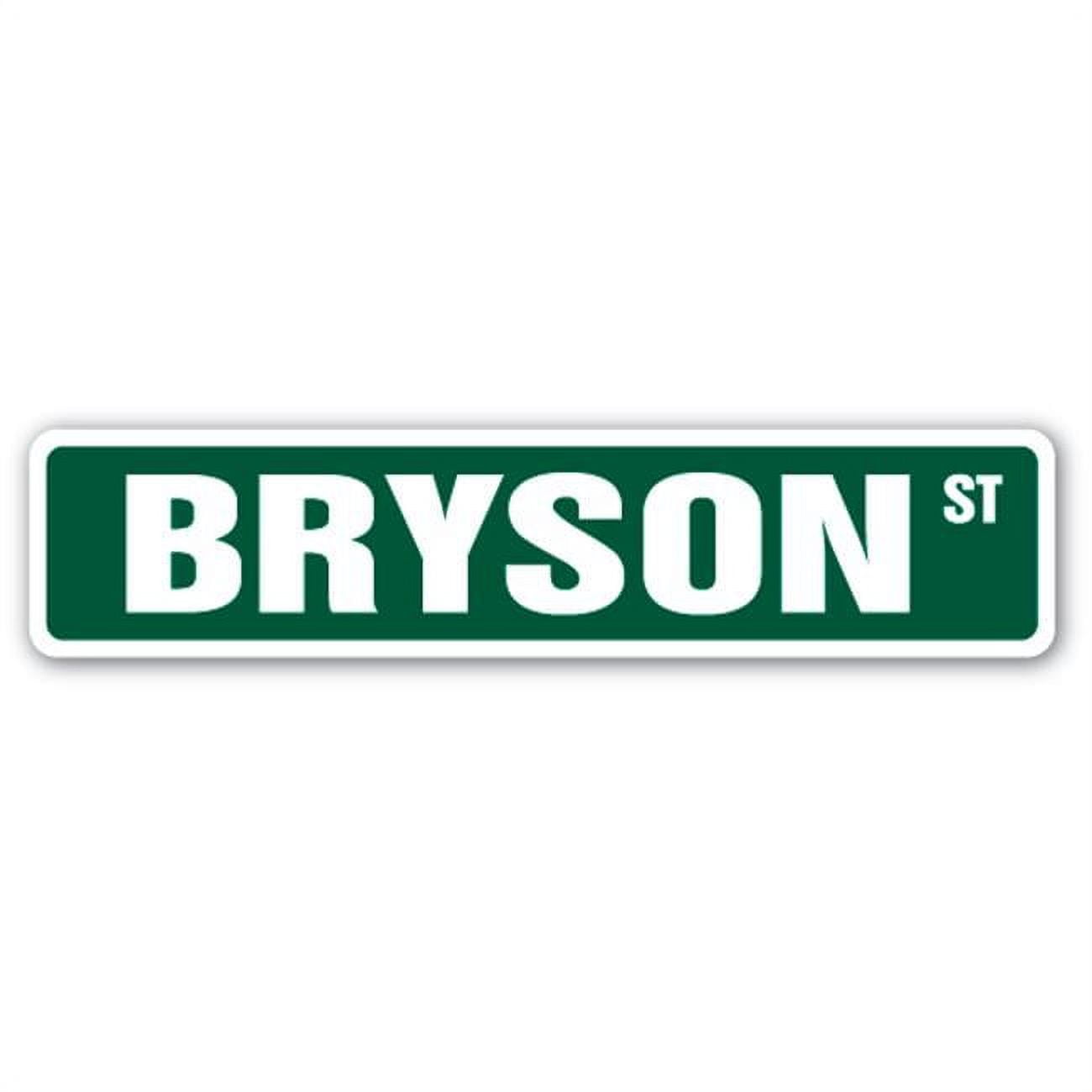 4 x 18 in. Childrens Name Room Street Sign - Bryson - Walmart.com