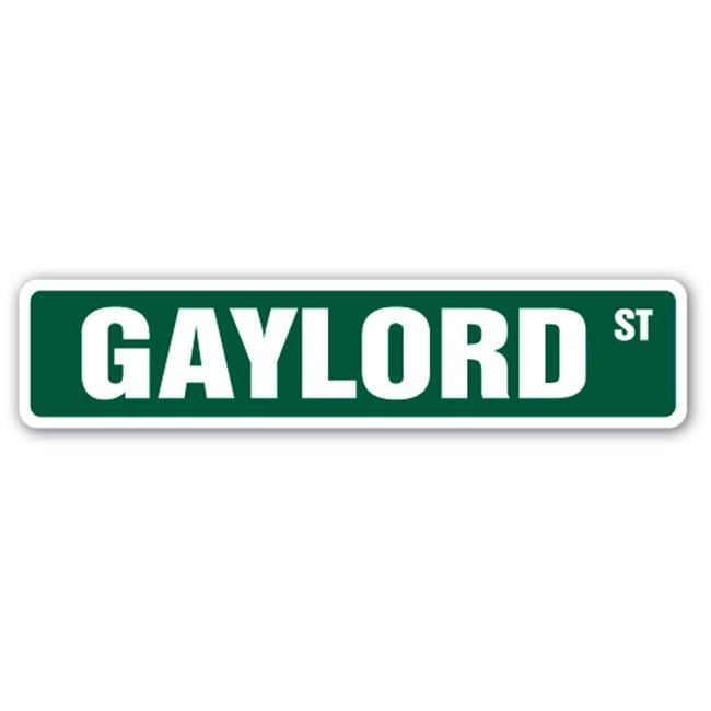 4 x 18 in. Childrens Name Room Street Sign - Gaylord - Walmart.com