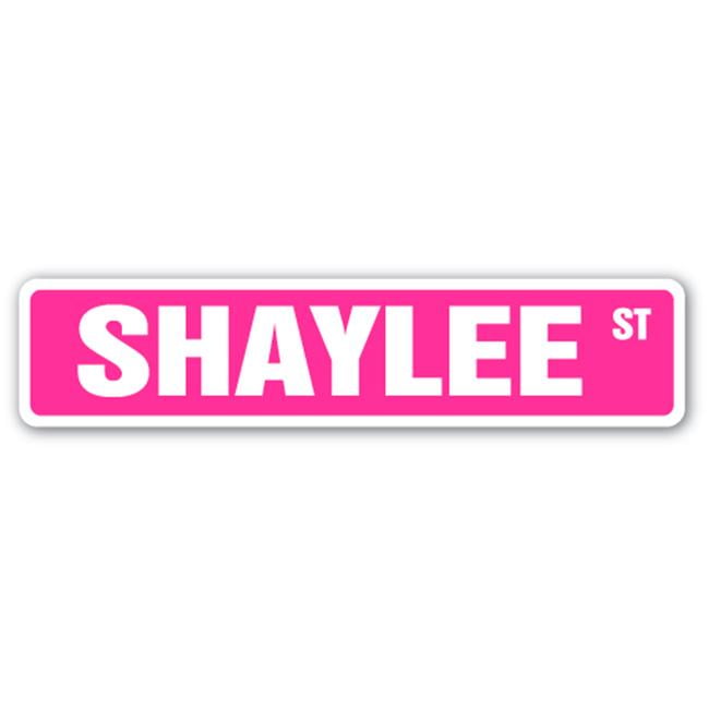 4 x 18 in. Childrens Name Room Street Sign - Shaylee - Walmart.com