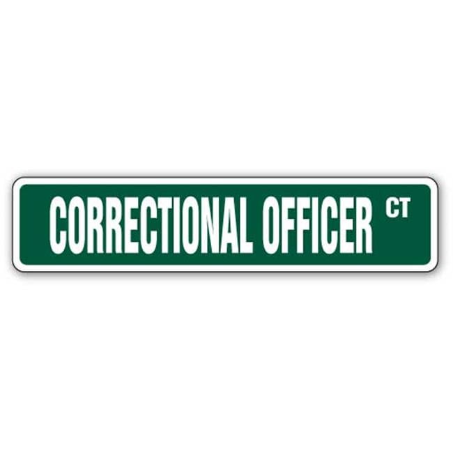 4 x 18 in. Correctional Officer Street Sign - Walmart.com