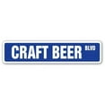4 x 18 in. Craft Beer Street Sign - Brewery Beer Cold Barrel Keg ...