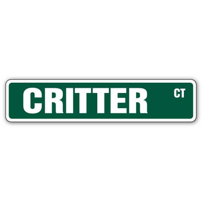 4 x 18 in. Critter Street Sign - Bug Pest Animal Insect Signs - Walmart.com