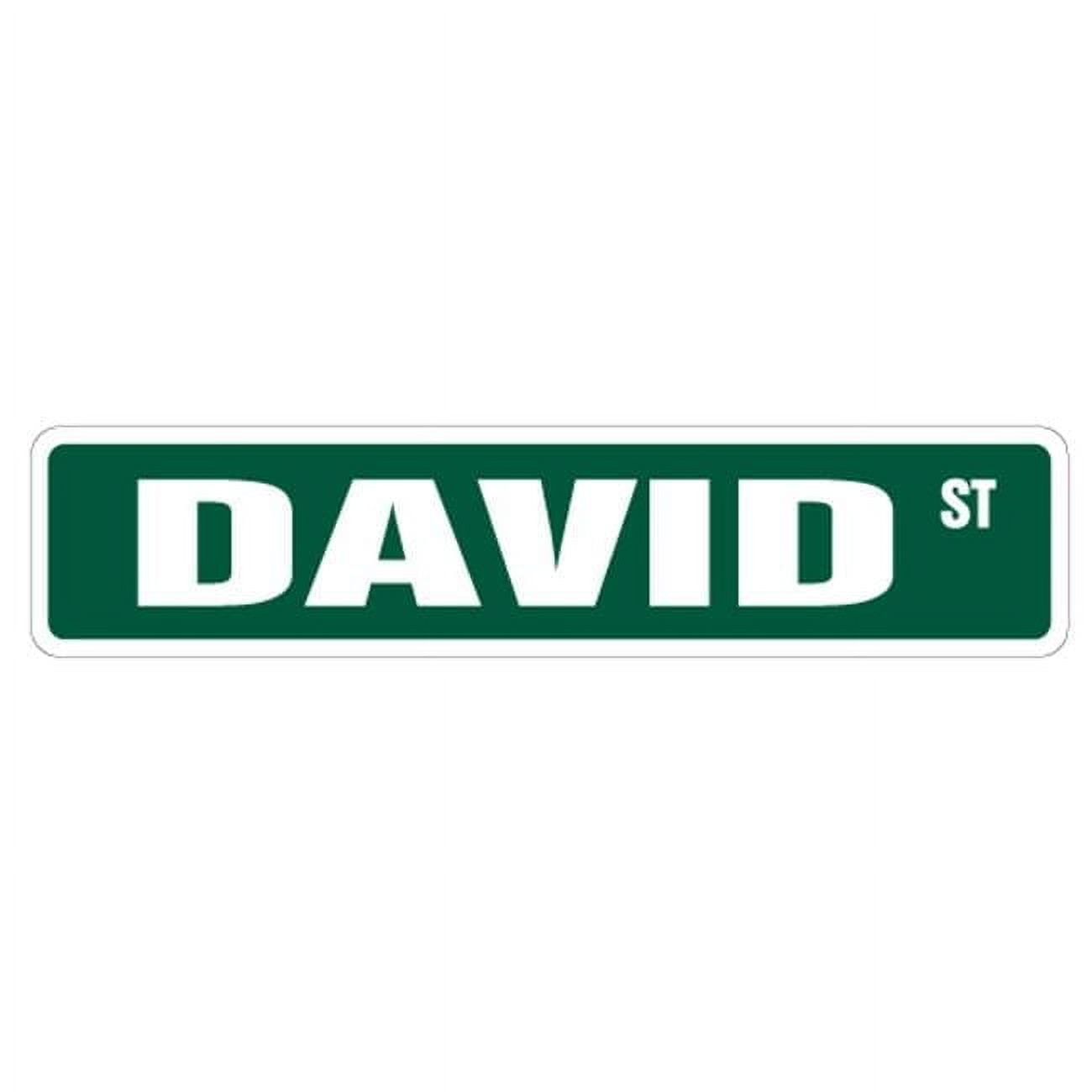4 x 18 in. David Street Sign - Walmart.com