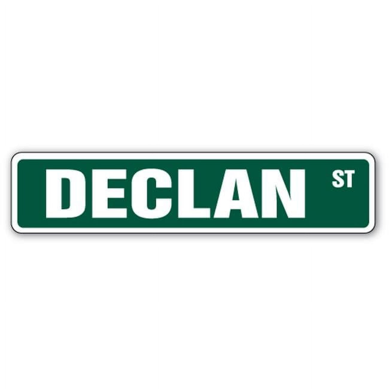 4 x 18 in. Declan Street Sign - Walmart.com