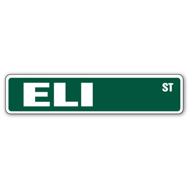 4 x 18 in. ELI Street Sign - Walmart.com