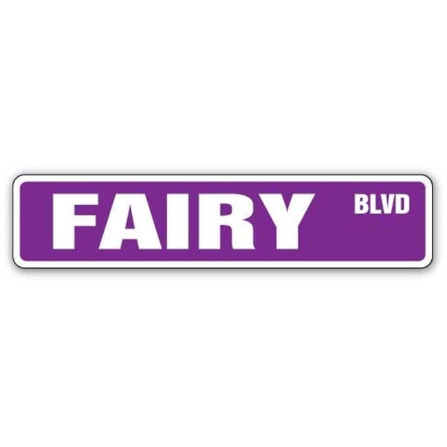 4 x 18 in. Fairy Street Sign - Fairies Magic Magical Signs Fantasy ...