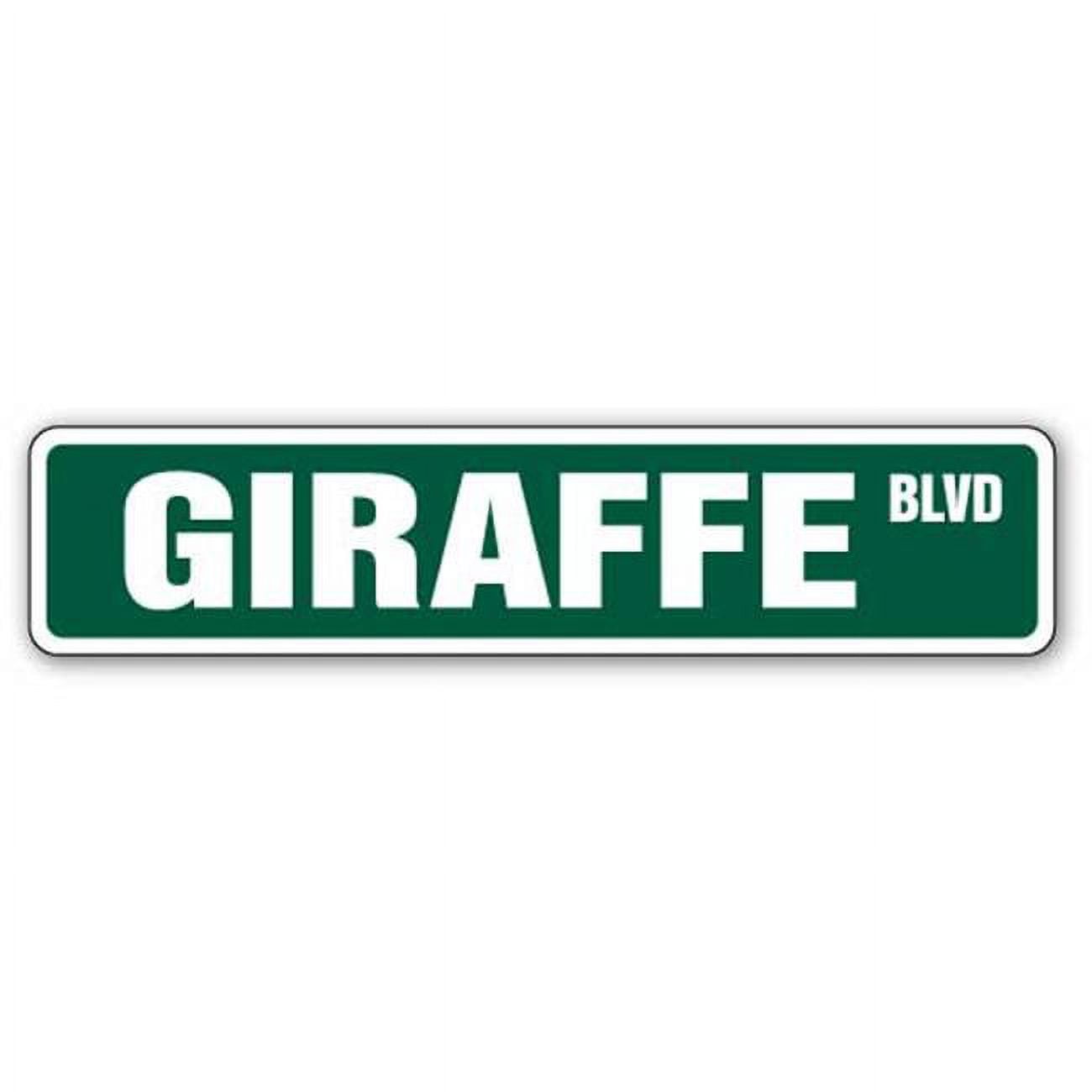 4 x 18 in. Giraffe Street Sign - Walmart.com