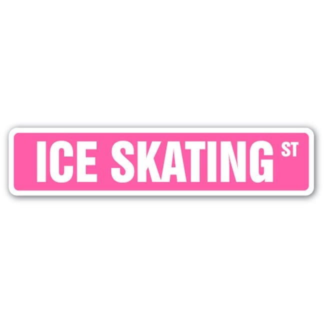 4 x 18 in. Ice Skating Street Sign - Walmart.com