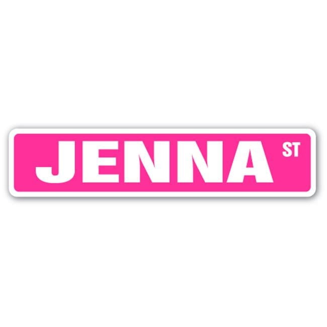 4 x 18 in. Jenna Street Sign - Walmart.com