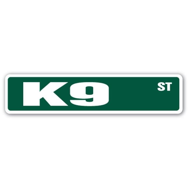 4 x 18 in. K9 Street Sign - Police Dog Canine K-9 Swat - Walmart.com
