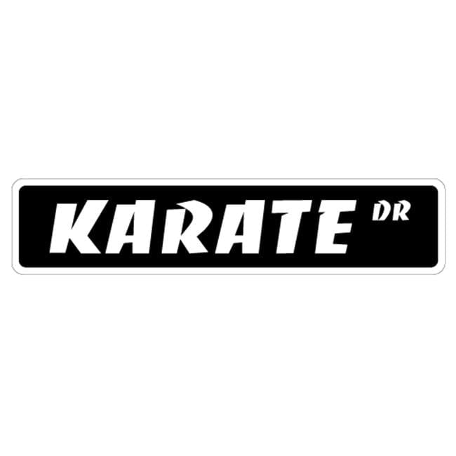 4 x 18 in. Karate Street Sign - Martial Arts Tae Kwon Do - Walmart.com
