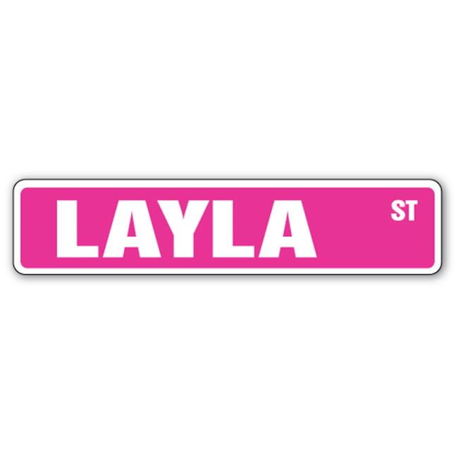 4 x 18 in. Layla Street Sign - Walmart.com