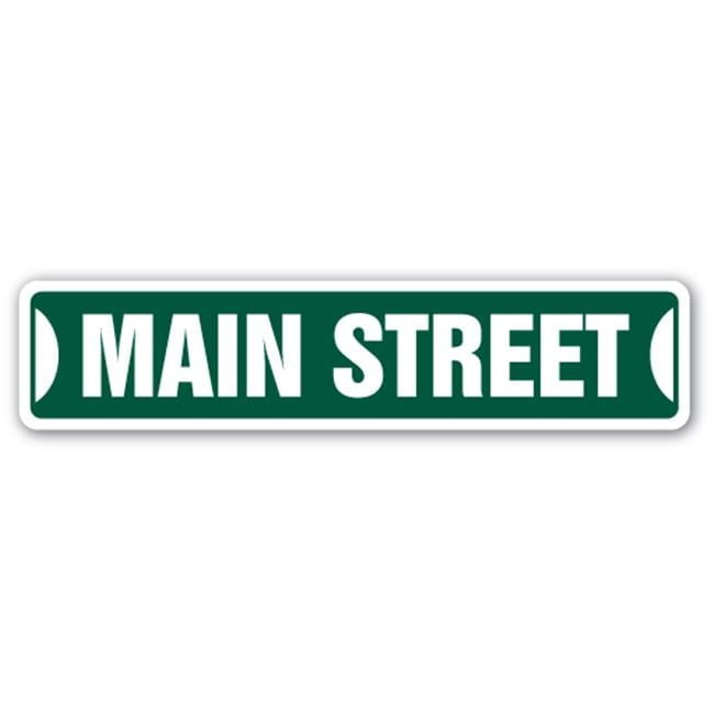 4 x 18 in. Main St Street Sign - Walmart.com