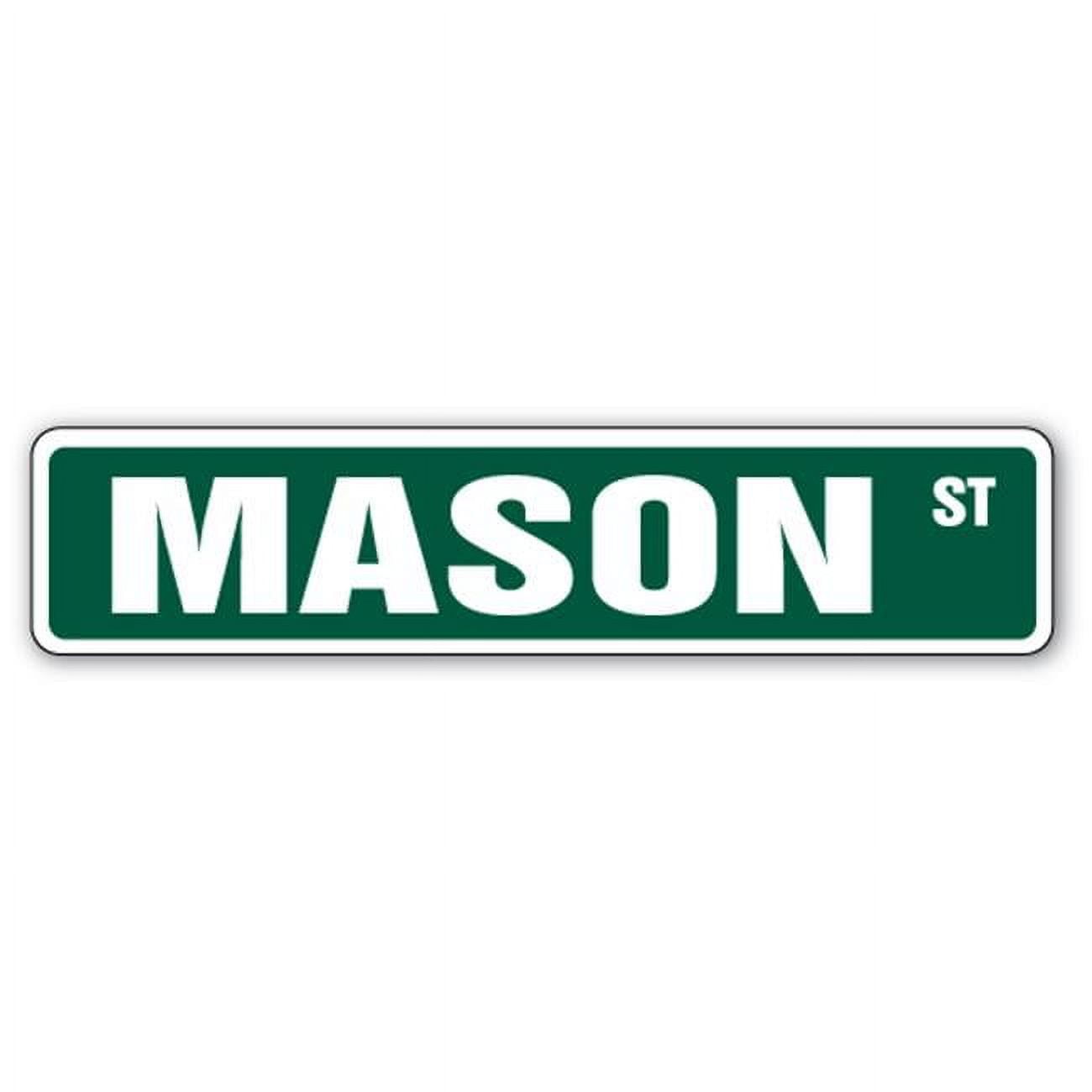 4 x 18 in. Mason Street Sign - Walmart.com