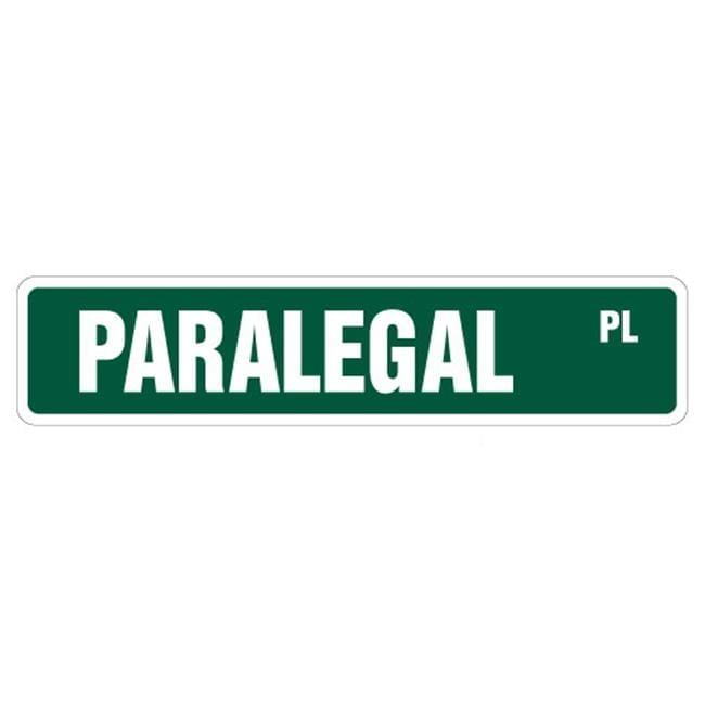 4 x 18 in. Paralegal Street Sign - Walmart.com