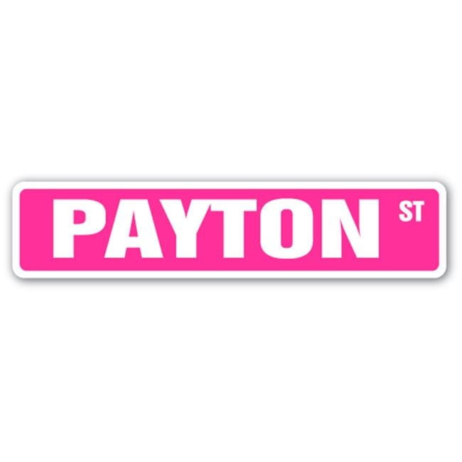 4 x 18 in. Payton Street Sign - Walmart.com