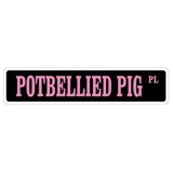 4 x 18 in. Potbellied Pig Street Sign - Walmart.com