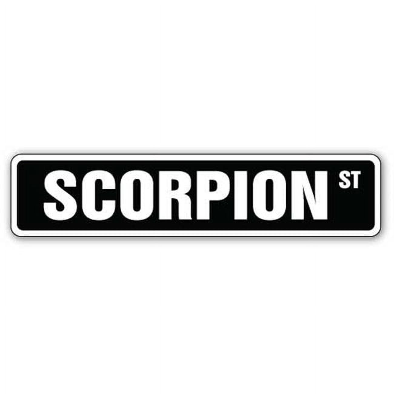 4 x 18 in. Scorpion Street Sign - Walmart.com