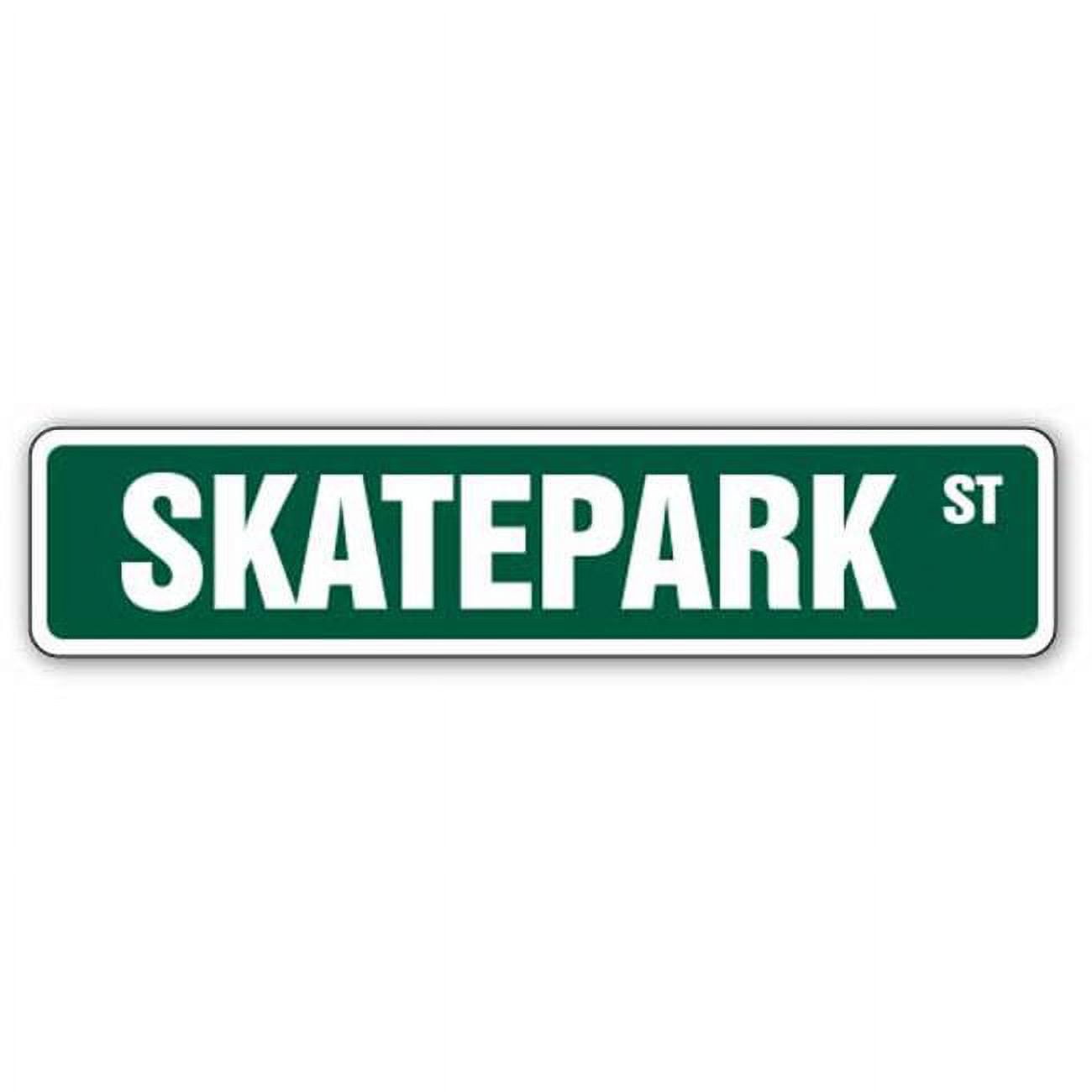 4 x 18 in. Skatepark Street Sign - Walmart.com