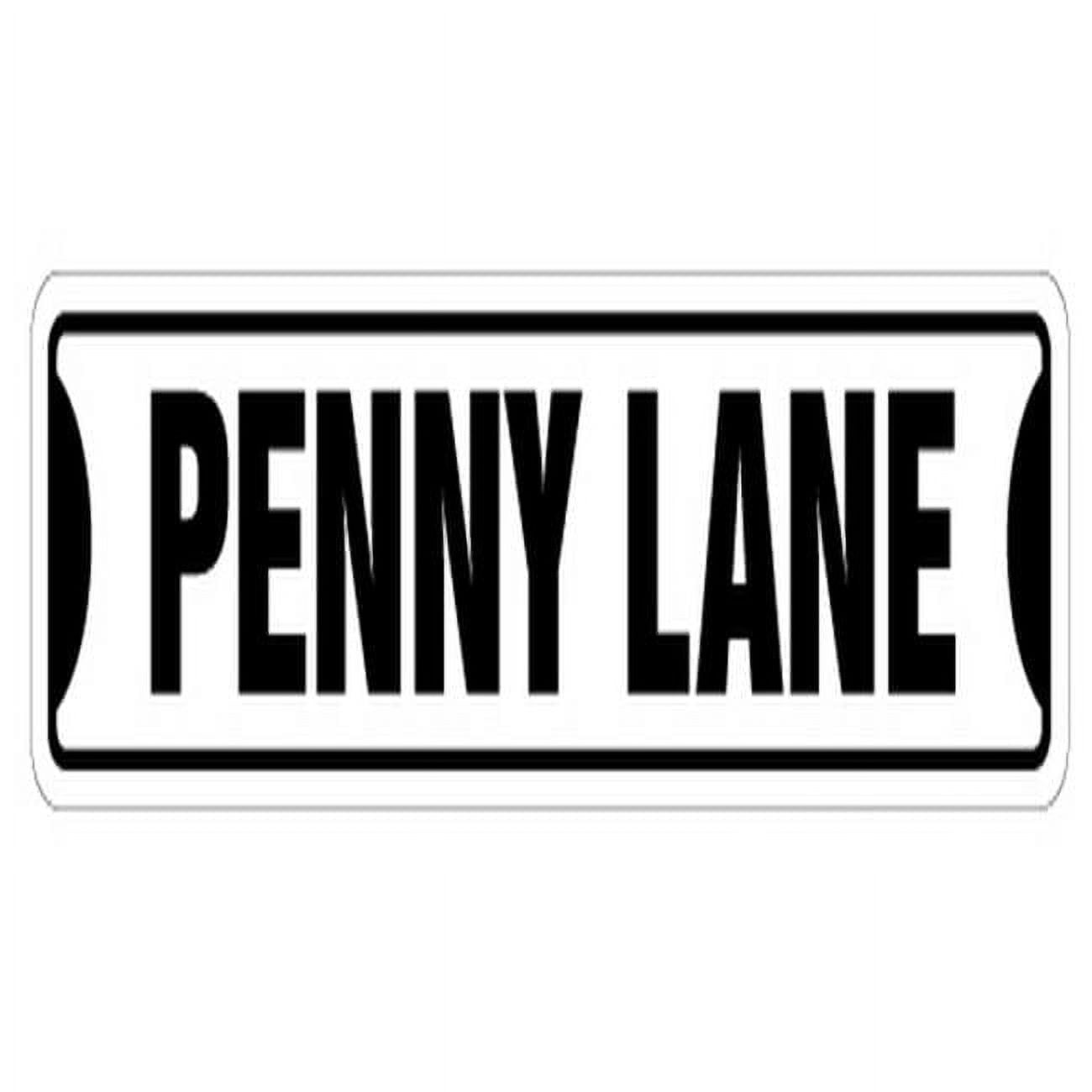 4 x 18 in. Street Sign - Penny Lane - New Decals Uk Music Beatles ...