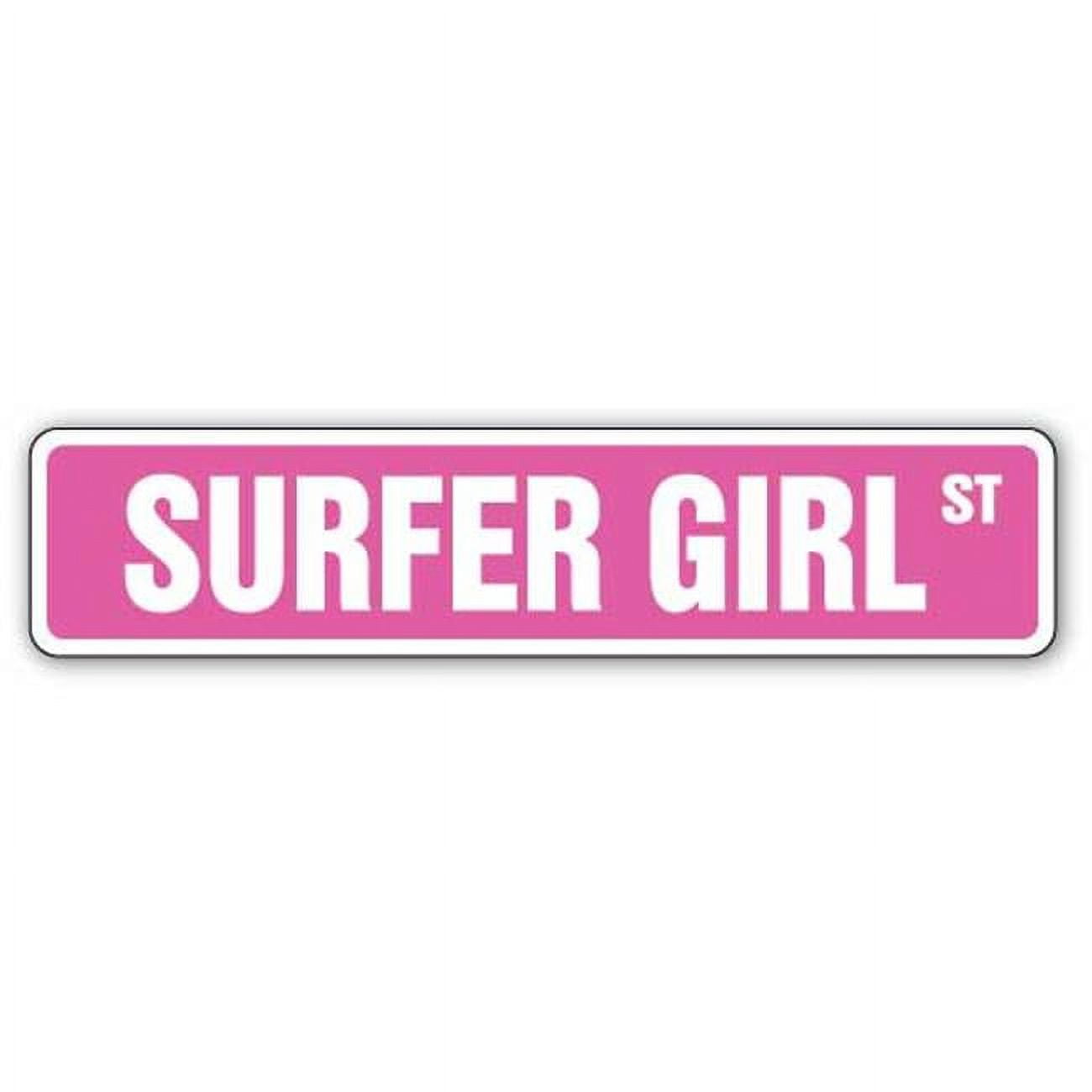 4 x 18 in. Surfer Girl Street Sign - Walmart.com