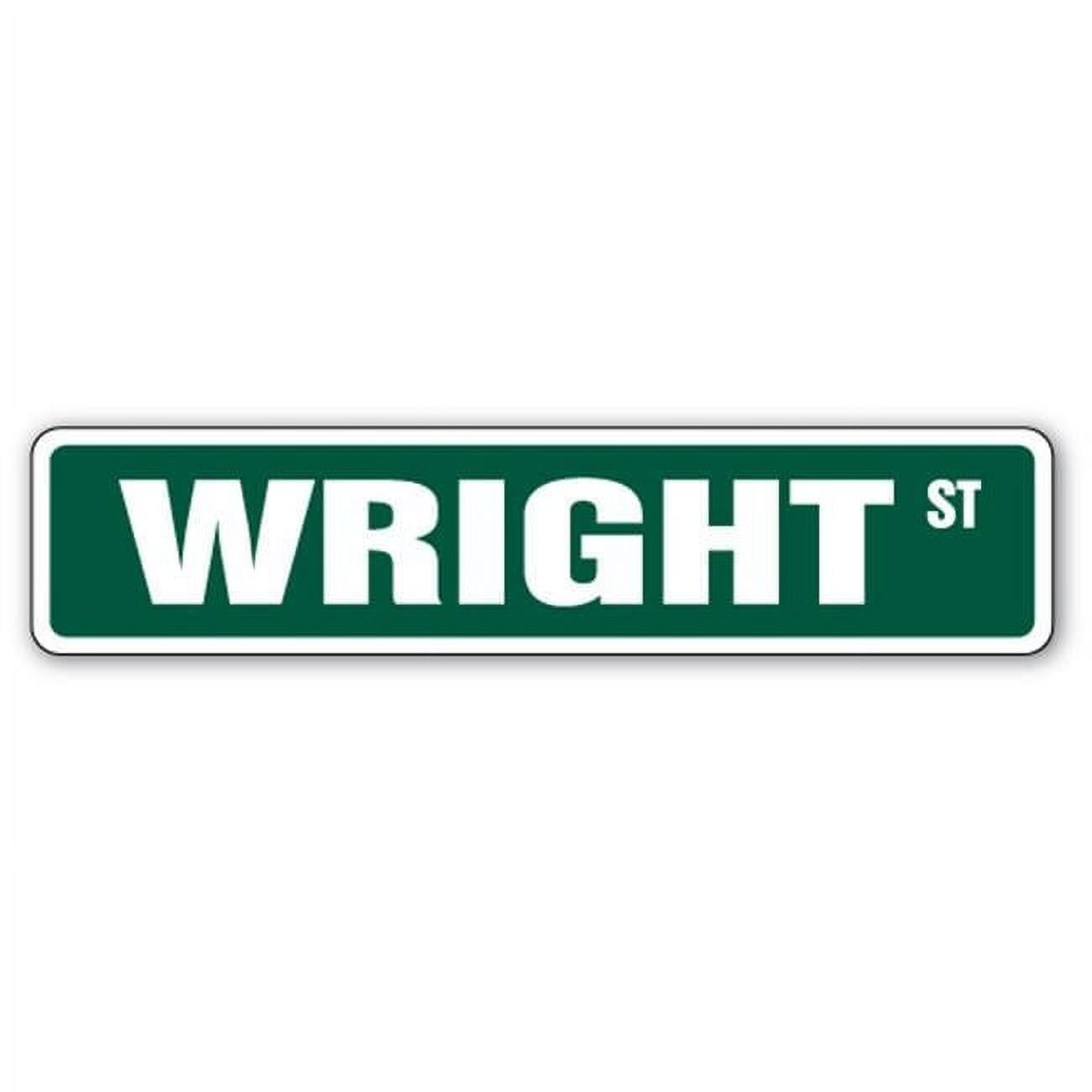 4 x 18 in. Wright Street Sign - Walmart.com