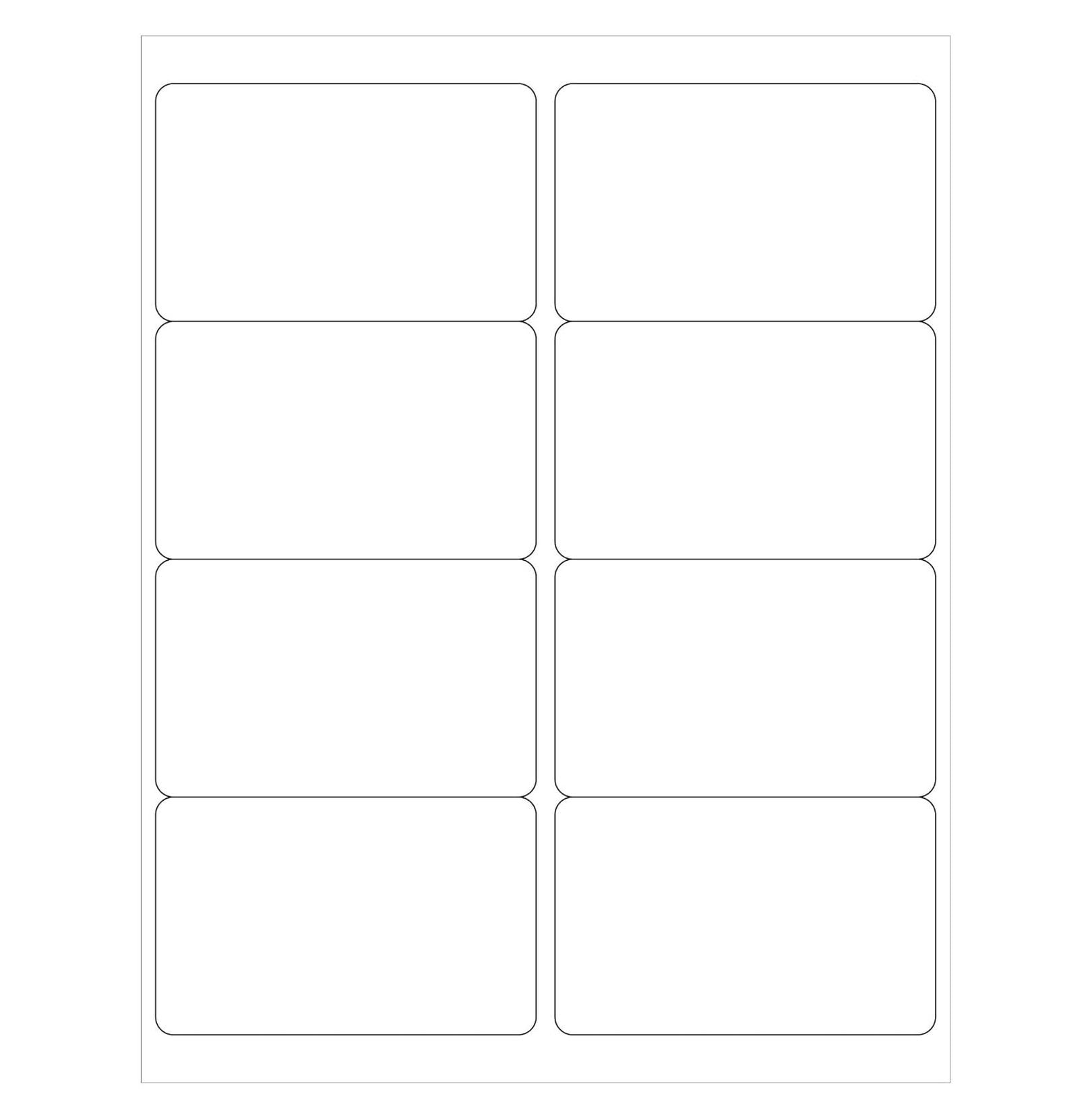 4" x 2 1/2" White Shipping Address Labels, for Laser & Inkjet Printers ...