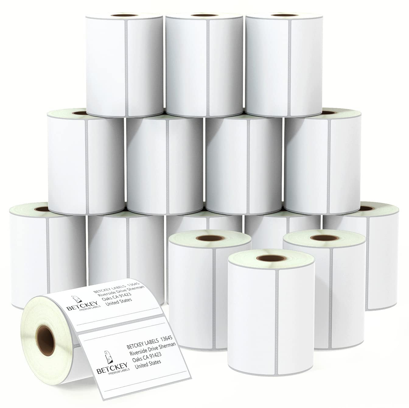 4" x 2.5" Shipping & Multipurpose Labels Compatible with Zebra & Rollo ...