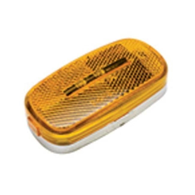 4 x 2 in. 9 Diode Turn Signal-Parking-Side Marker Light Lens - Amber ...