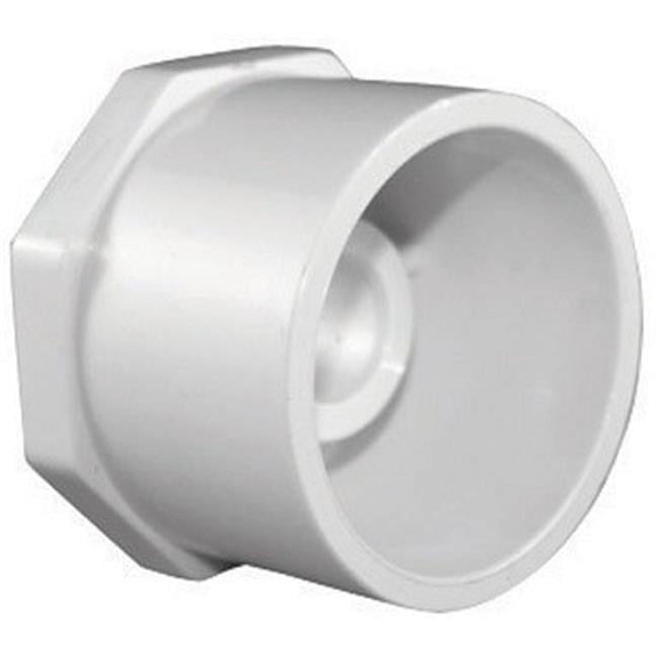 4 x 2 in. PVC Pipe Reducer Bushing, Schedule 40 - White - Walmart.com