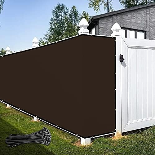 4' x 230' Custom Size Brown Fence Privacy Screen Cover Windscreen Heavy ...