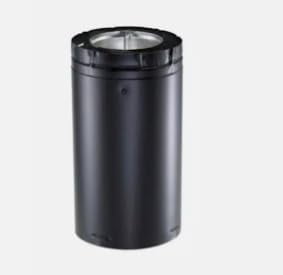 4" x 24" Galvanized Black Steel Vent Pipe #46DVA-24B - Walmart.com