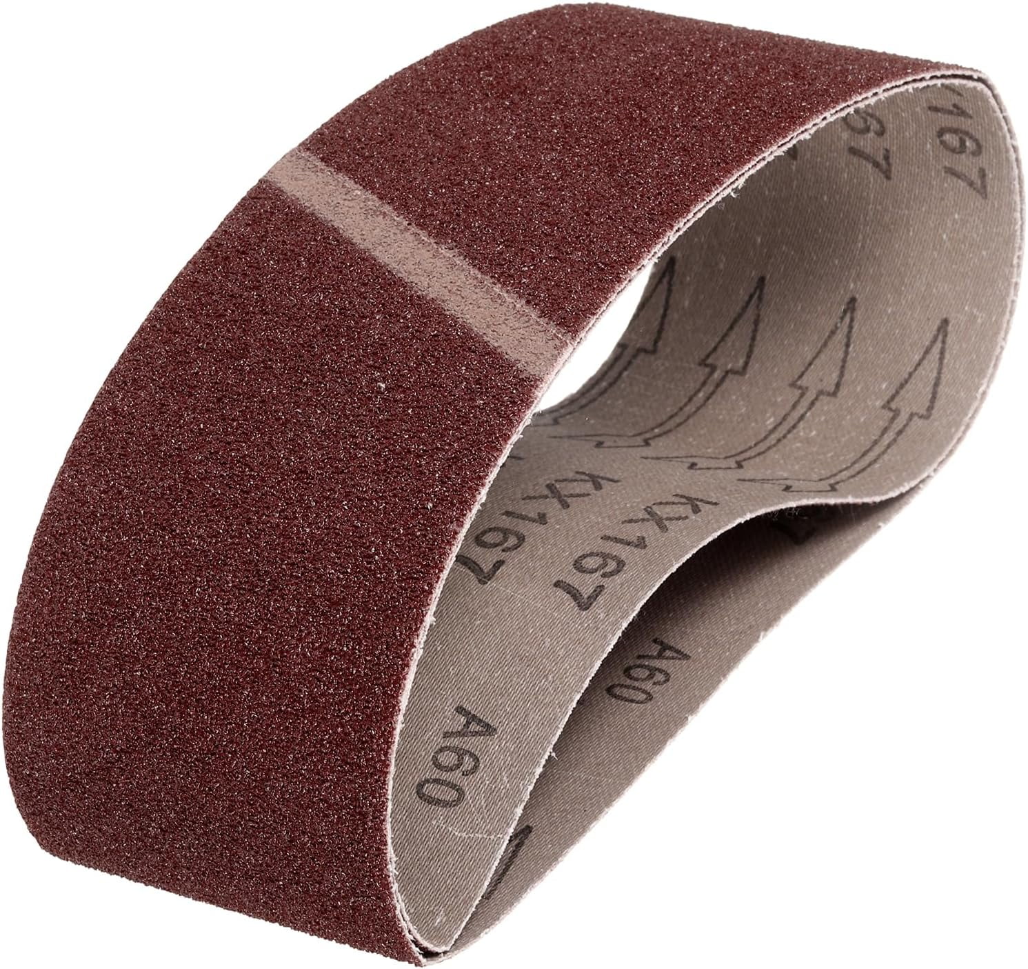 4 x 24 Inch Sanding Belts, 18 Pcs 60 Grits Aluminum Oxide Belt Sander ...
