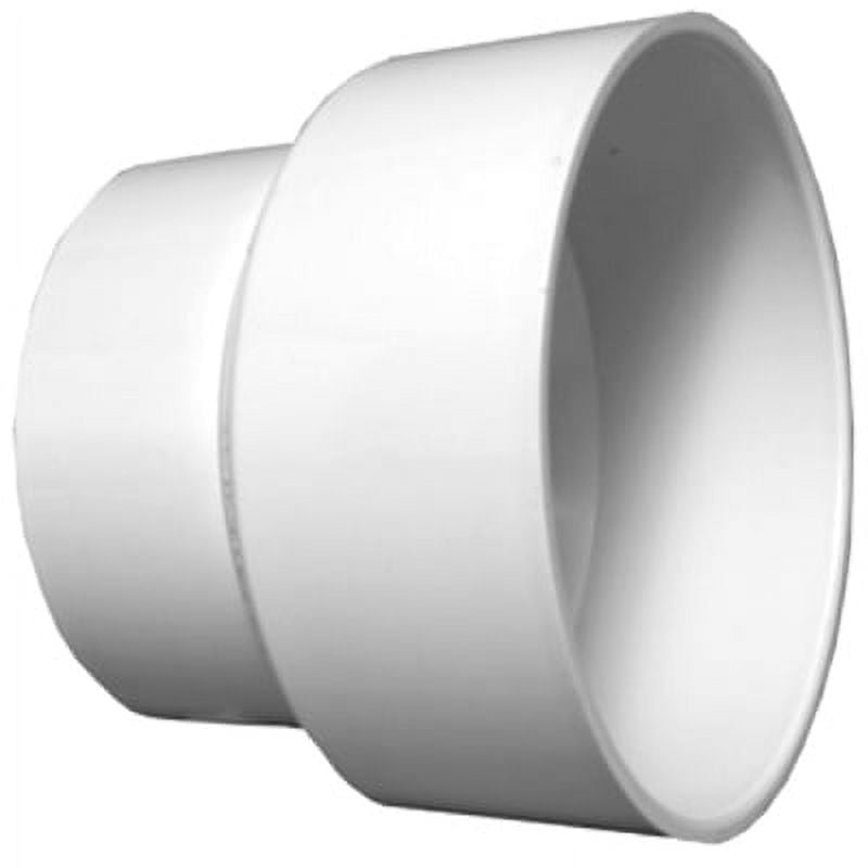 4" x 3" DWV Schedule 40 Reducer Coupling Hub x Hub, Each - Walmart.com