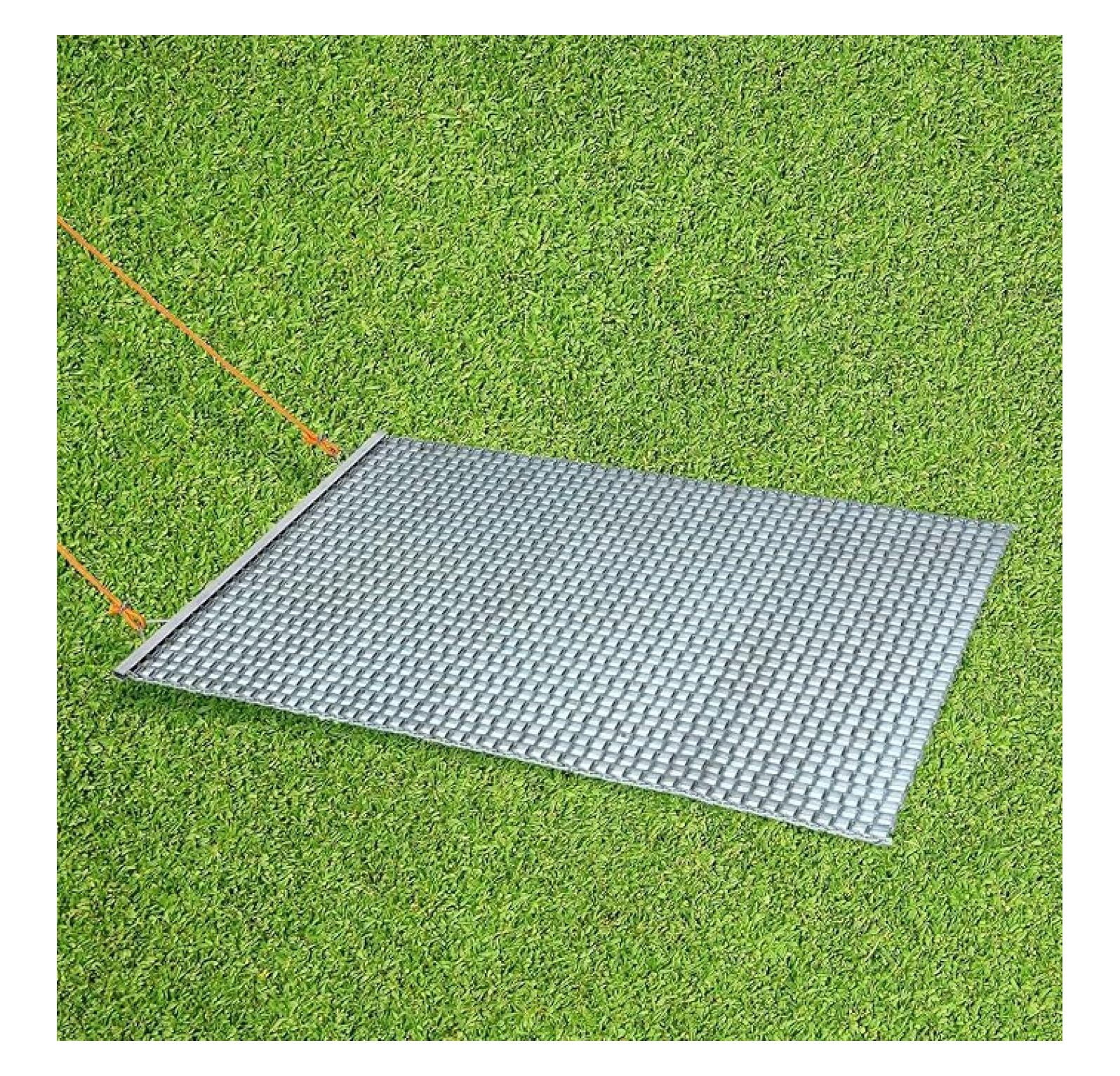 4 x 3 Feet Zinc Heavy Duty Drag Mat Steel Mesh Infield Drag Multi ...