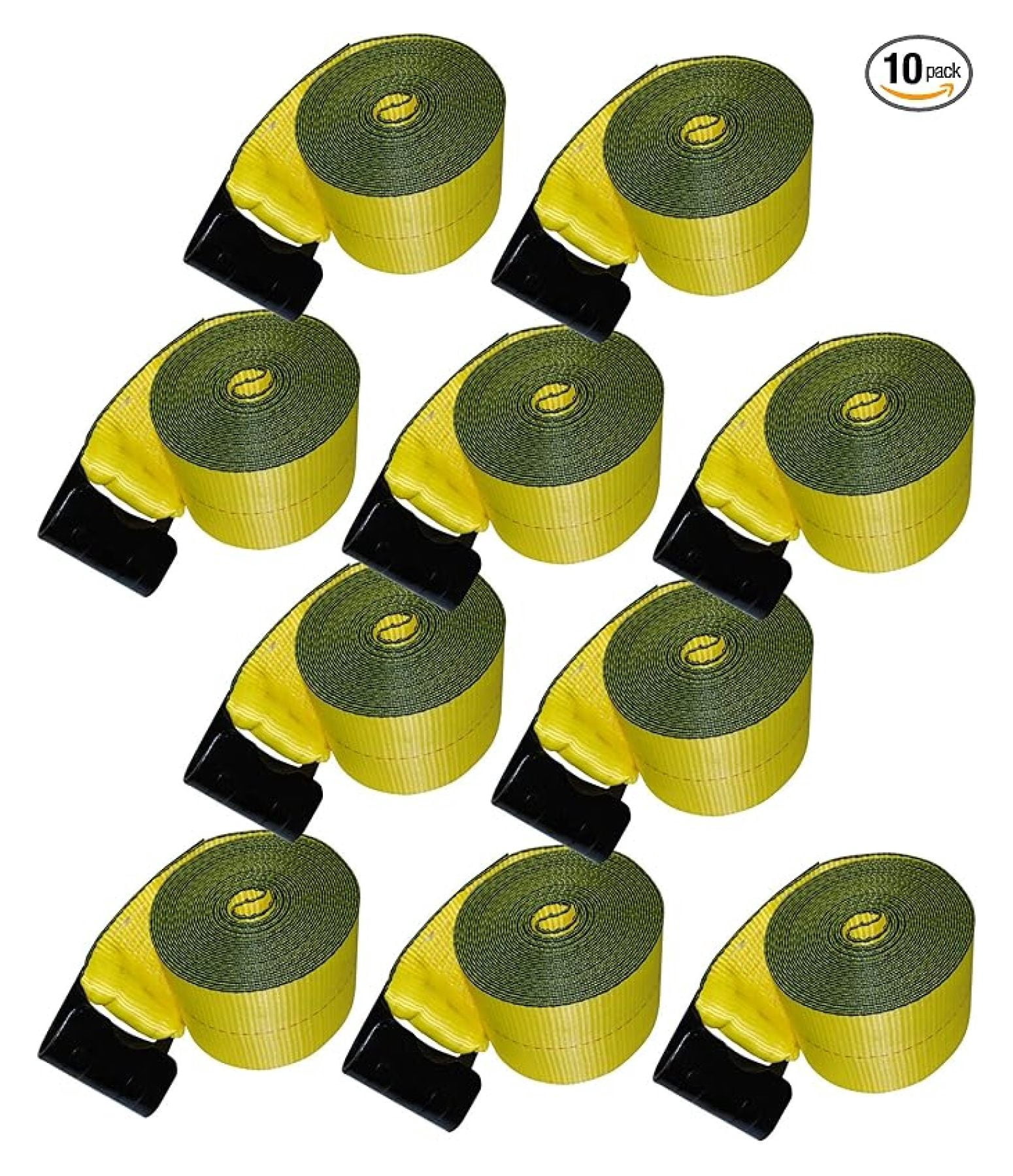 4” x 30’ Heavy Duty Winch Strap with Flat Hook for Flatbed Trailer ...