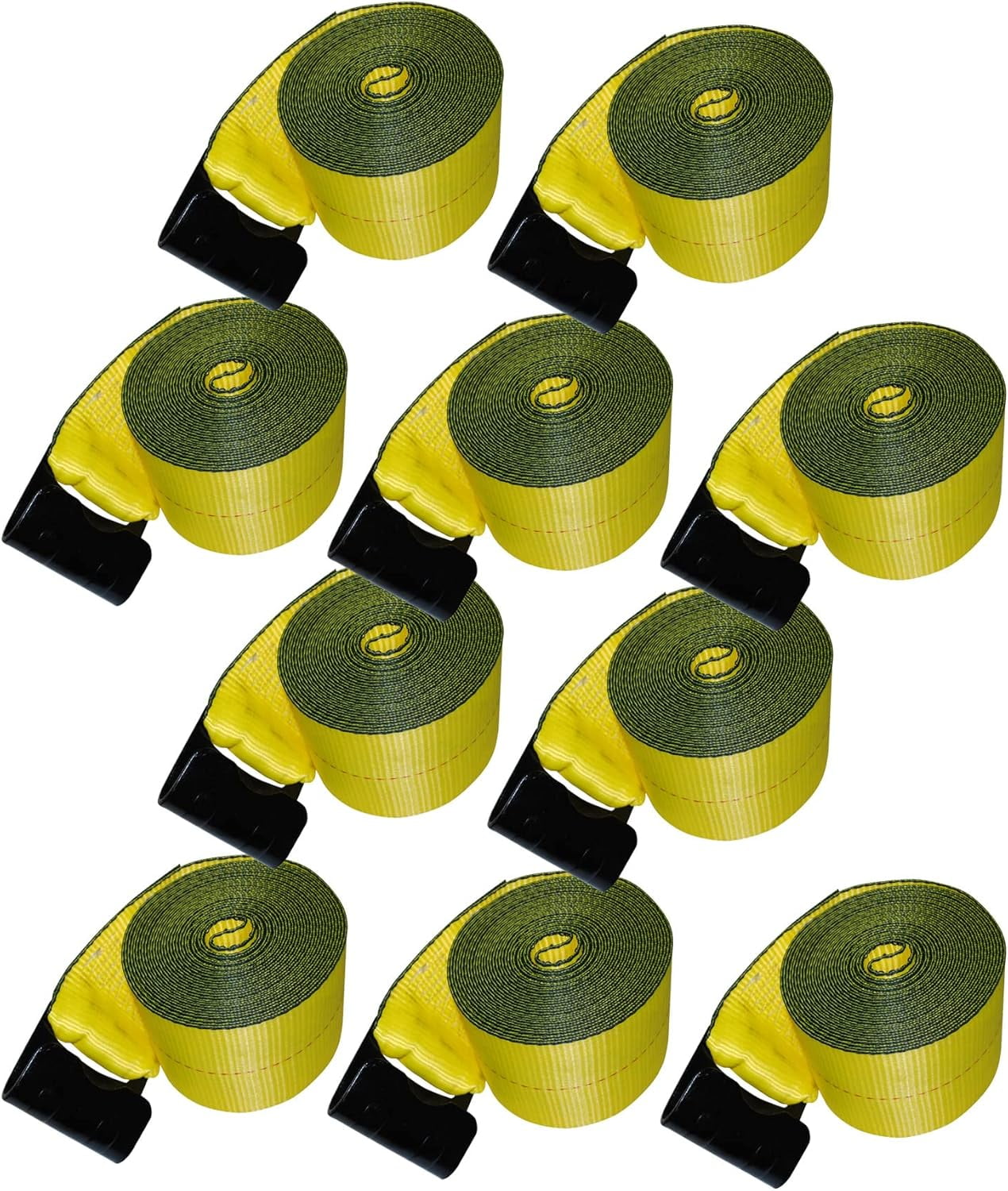 4” x 30’ Heavy Duty Winch Strap with Flat Hook for Flatbed Trailer ...