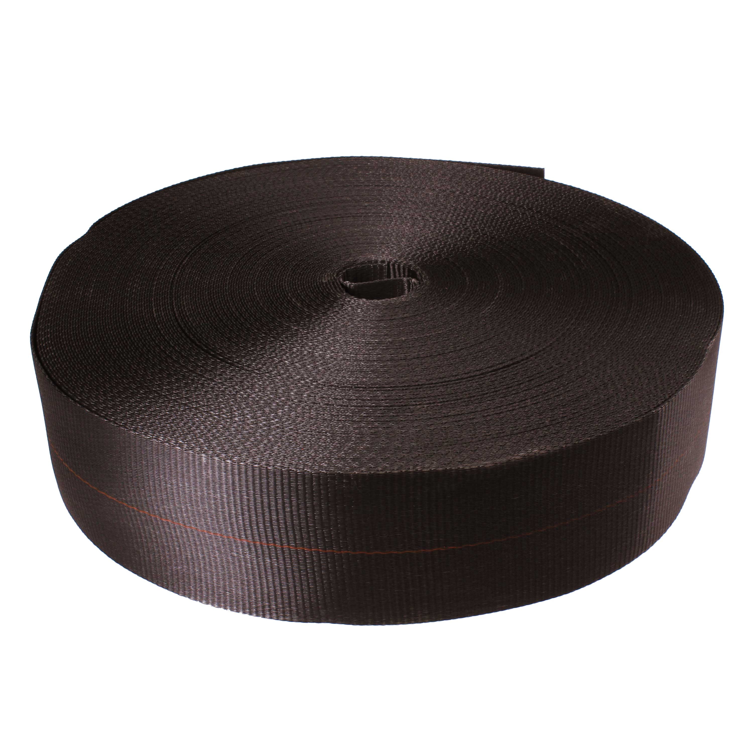 4" x 300' 20K Polyester Cargo Webbing - Black - Walmart.com