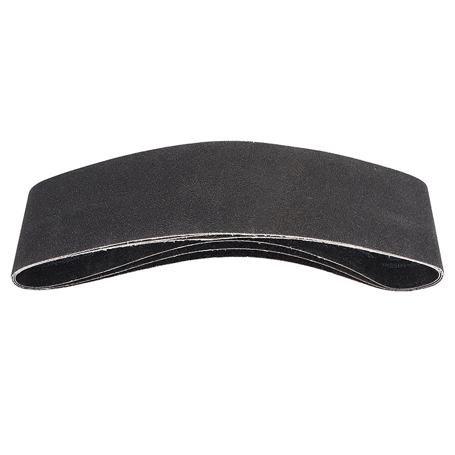 4 x 36 Inch Sand Belts 80 Grits Sandpaper Sanding Belts, 3 Pack Silicon ...
